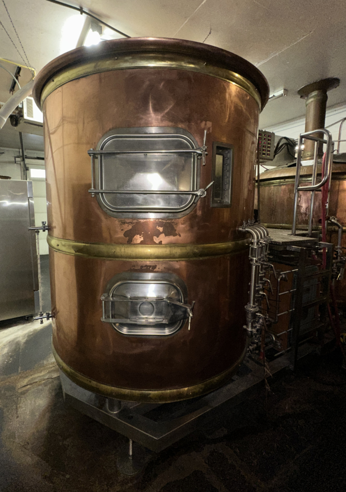 BOHEMIAN-STYLE COPPER-CLAD BREWHOUSE SYSTEM FEATURING MASH/LAUTER TUN ...