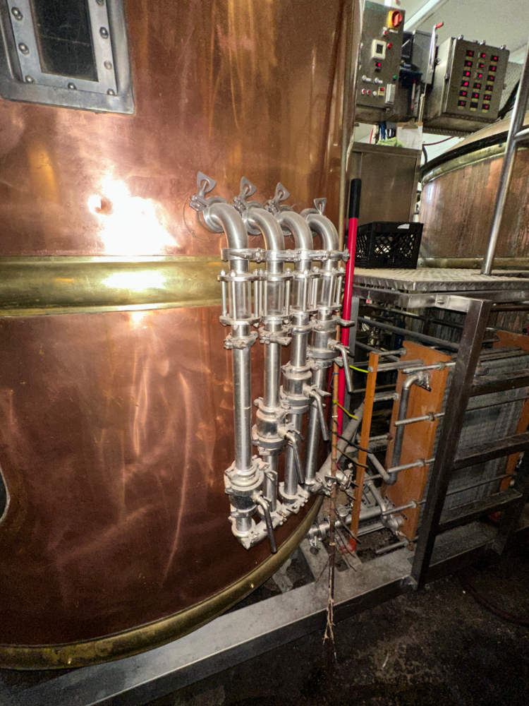 BOHEMIAN-STYLE COPPER-CLAD BREWHOUSE SYSTEM FEATURING MASH/LAUTER TUN ...