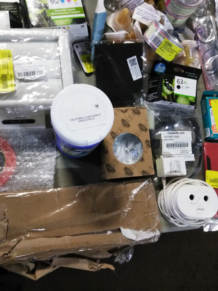 (1) TABLE OF MISC ITEMS