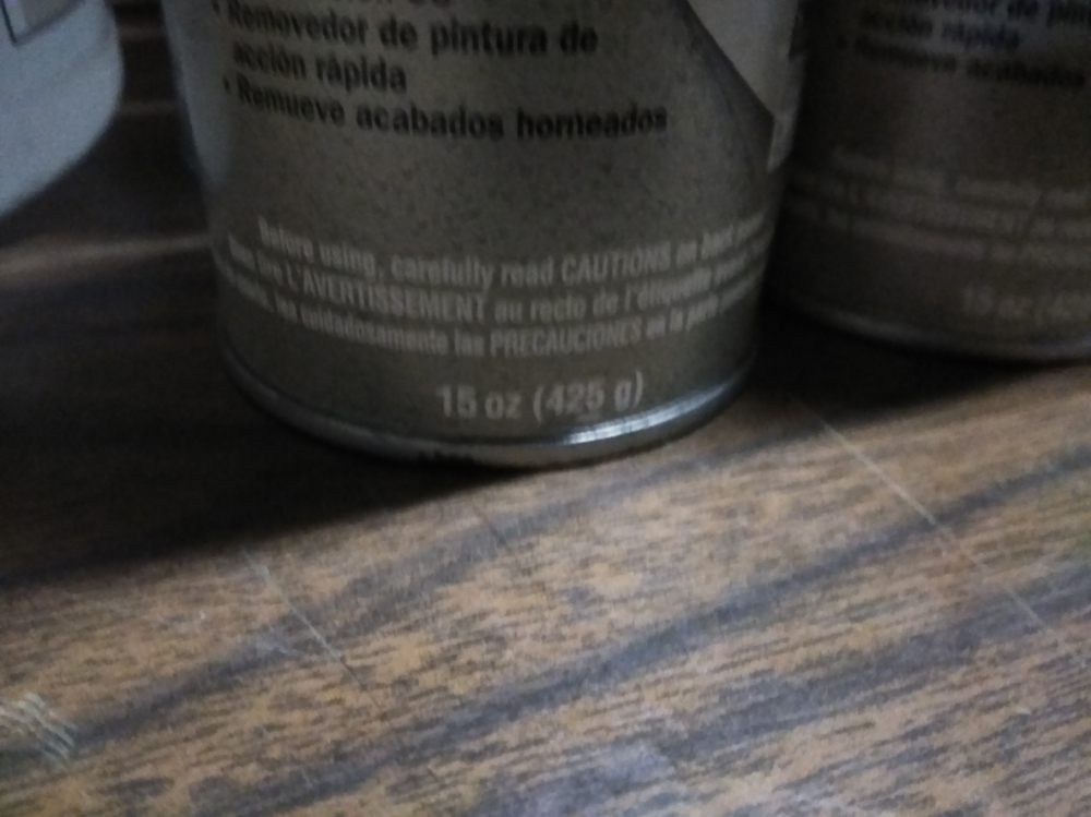 (6) HEAVY DUTY PAINT REMOVER
