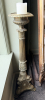 (2) DECORATIVE CLASSICAL STYLE FLOOR CANDLESTICK / PEDESTAL