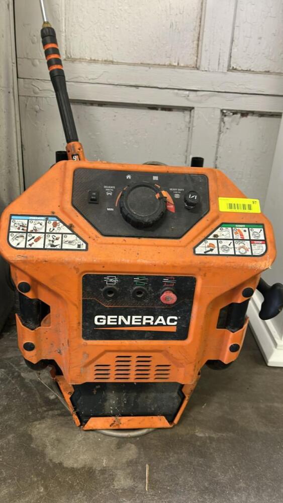 (1) GENERAC ONEWASH 3100 PSI RESIDENTIAL GAS POWERED PRESSURE WASHER